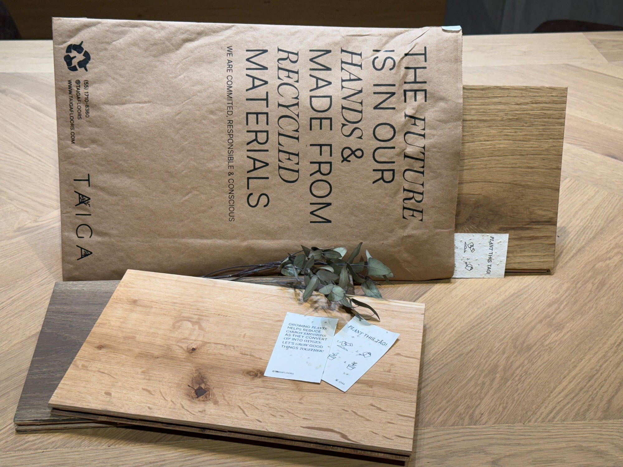 Caja de 6 muestras Pisos – Taiga Floors